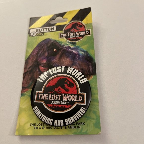 Other | The Lost World Movie Something Has Survived Movie Button ...